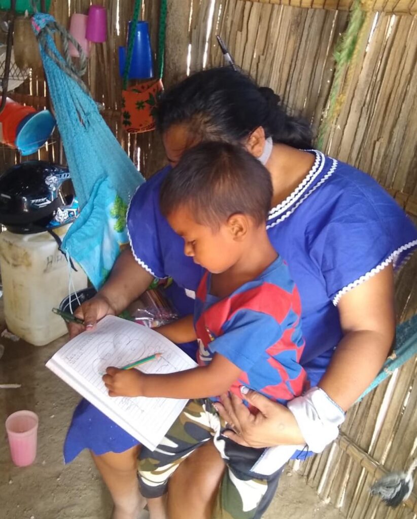 Our Wayuu children Initial education - Woman and Home Foundation